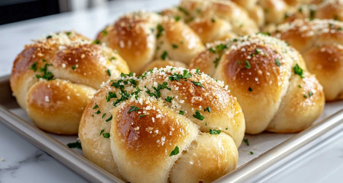 Easy Keto Garlic Parmesan Knots Recipe!