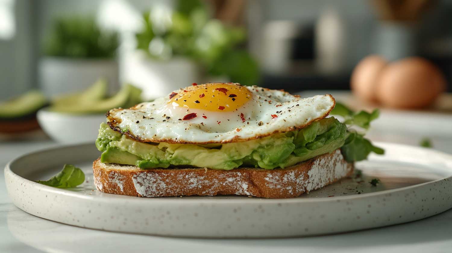 Make This Keto Avocado and Egg Toast Breakfast Recipe