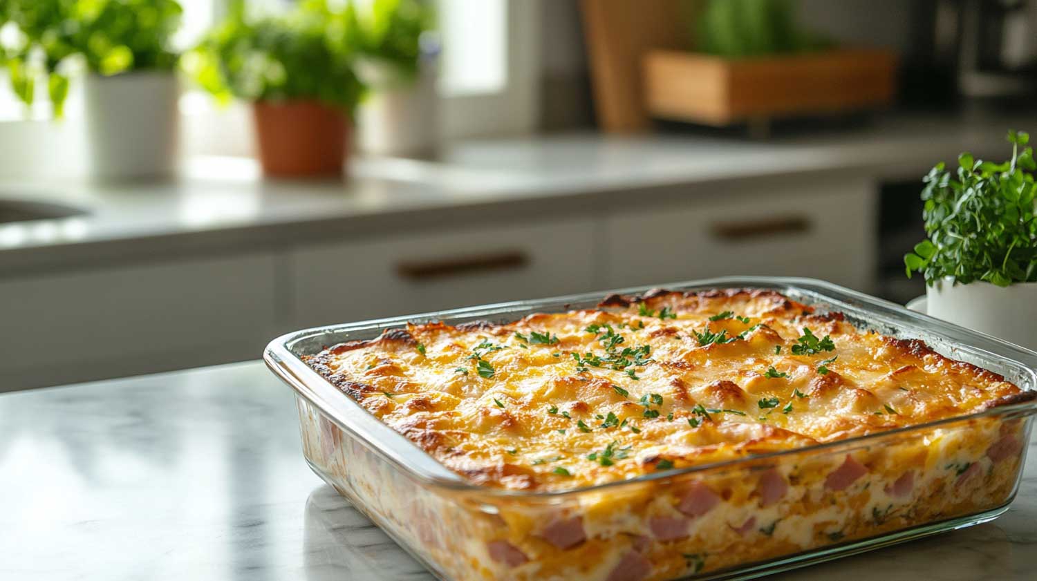 Keto Ham and Cheese Breakfast Casserole : An Easy Recipe!