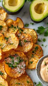 Crispy Keto Avocado Chips – The Perfect Low-Carb Snack!