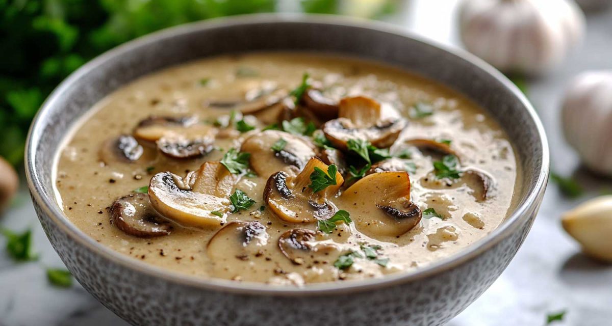 Keto Cream of Mushroom Soup Recipe - Low-Carb Comfort Food