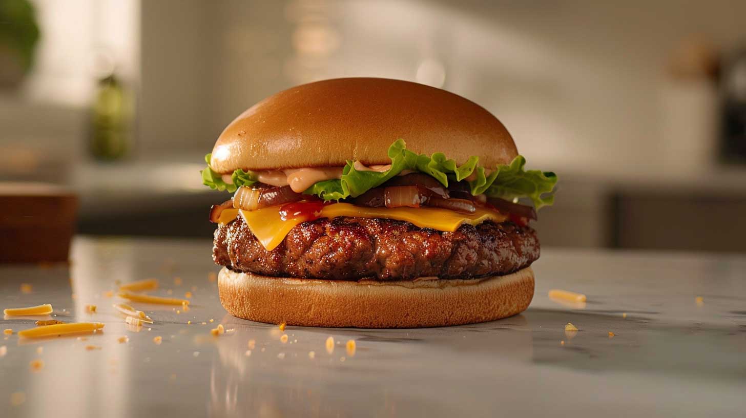 Juicy Keto Game Meat Burgers with Caramelized Onions Recipe