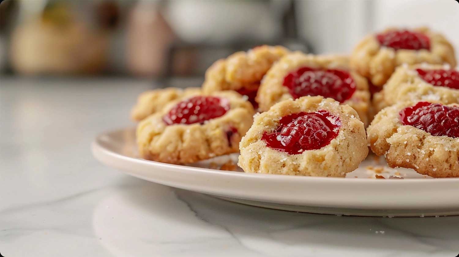 Irresistible Keto Raspberry Thumbprint Cookies Recipe