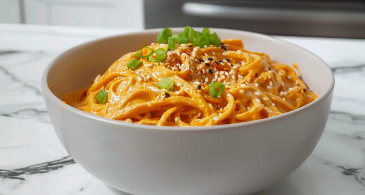 Keto Creamy Korean Ssamjang Pasta - The Step-by-Step Recipe!