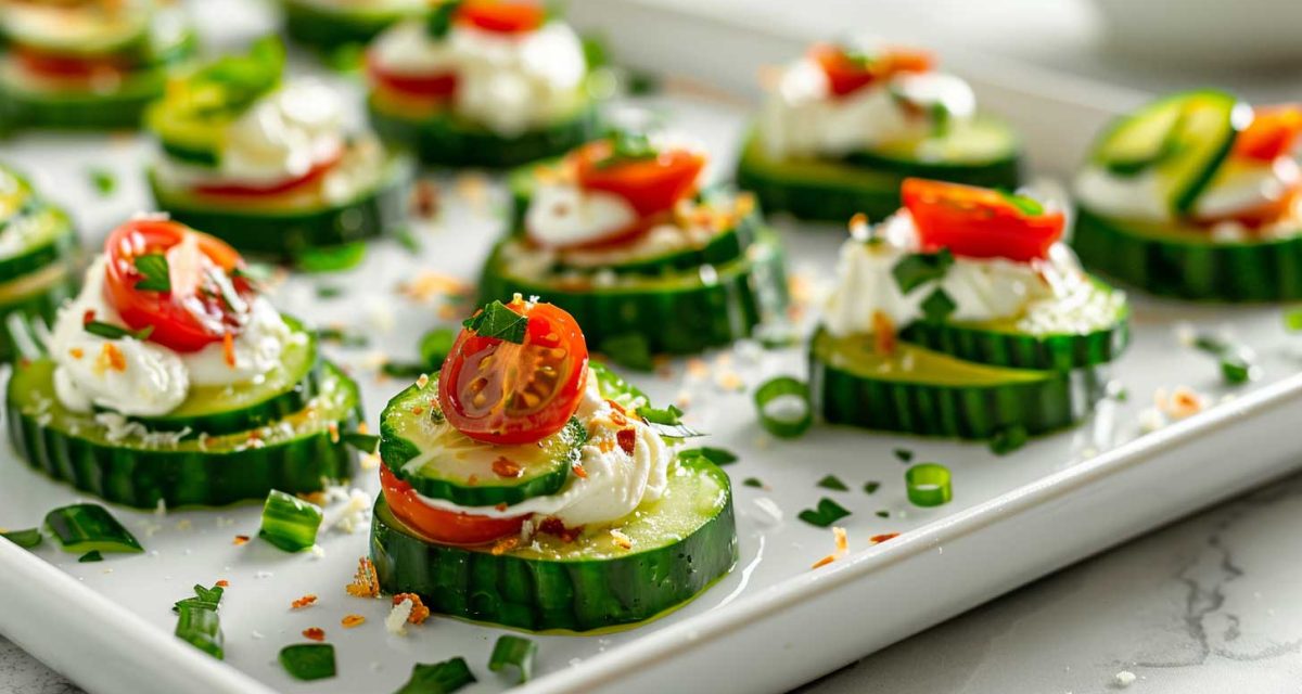 Easy Keto Cucumber Bites: The Perfect Low-Carb Appetizer