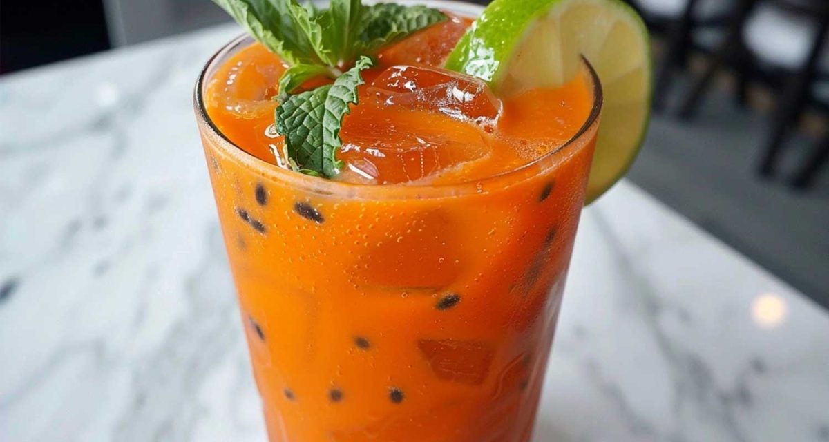 Keto Passion Fruit Cooler Recipe - Refreshing Low-Carb Drink