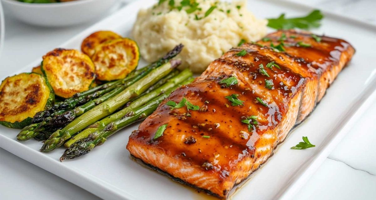 Keto Maple Mustard Salmon Recipe (with Sides You'll Love)