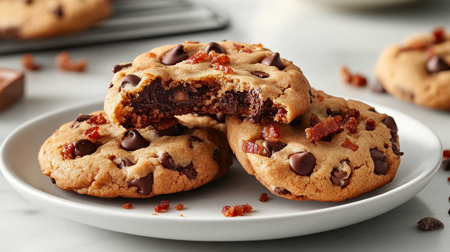 Keto Chewy Chocolate Peanut Butter Bacon Cookies for You