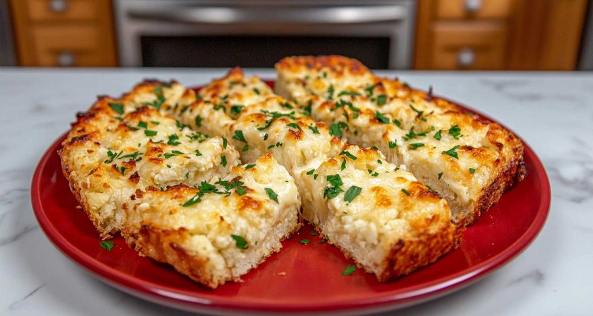 Keto Cheesy Cauliflower Garlic Bread: So Good You'll love it