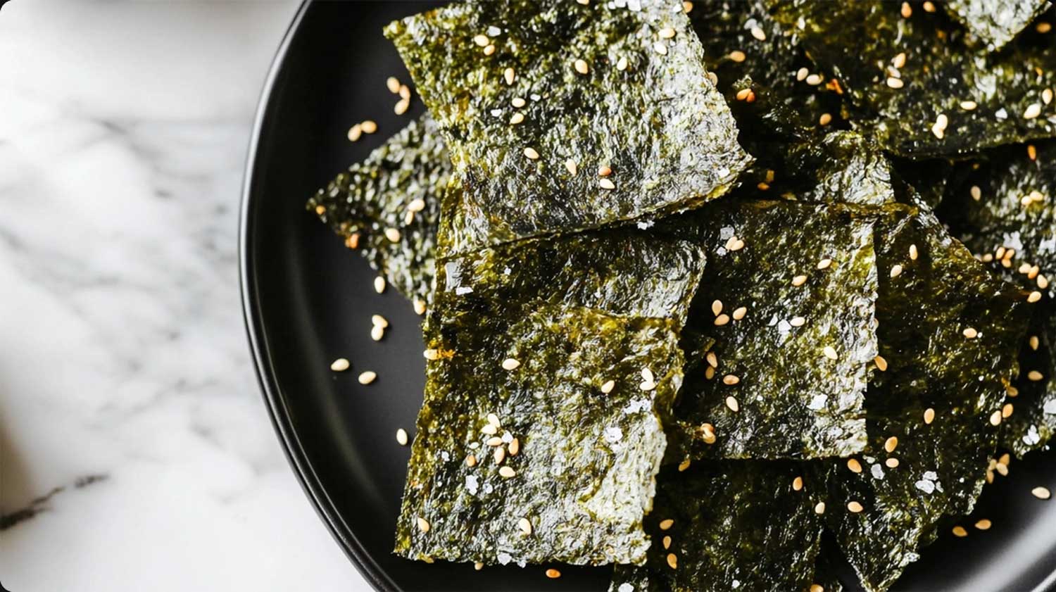 Easy Keto Crispy Nori Chips - The Perfect Crunchy Snack