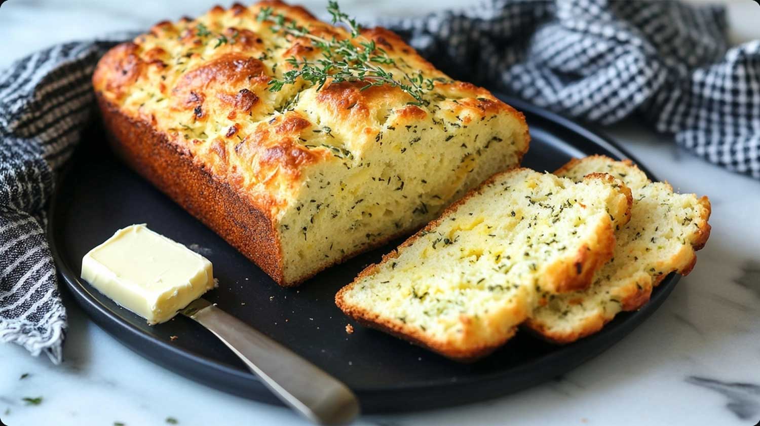 Keto Ricotta Herb Bread: Soft, Cheesy and Packed with Flavor