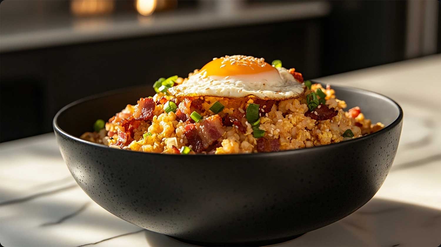 Tasty Keto Spicy Kimchi Cauliflower Fried Rice For Your Diet