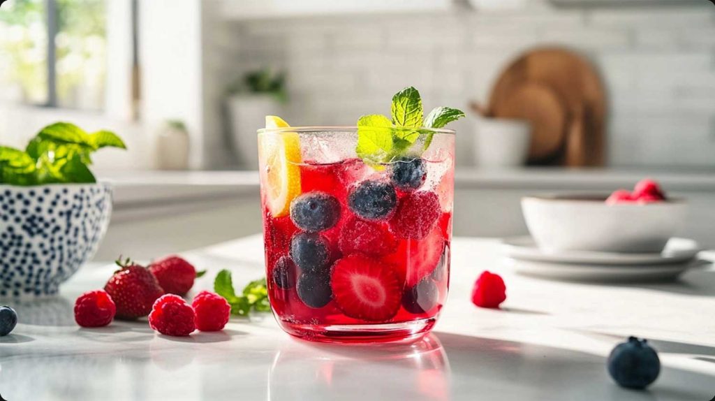 Simple Keto Berry-Infused Spa Water: Your New Go-To Drink