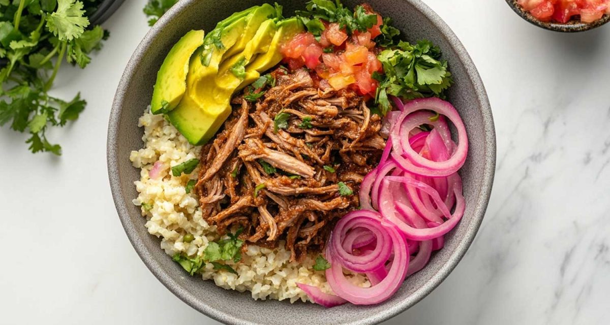Keto Cuban Mojo Pork Bowl That’ll Make You Forget Low-Carb