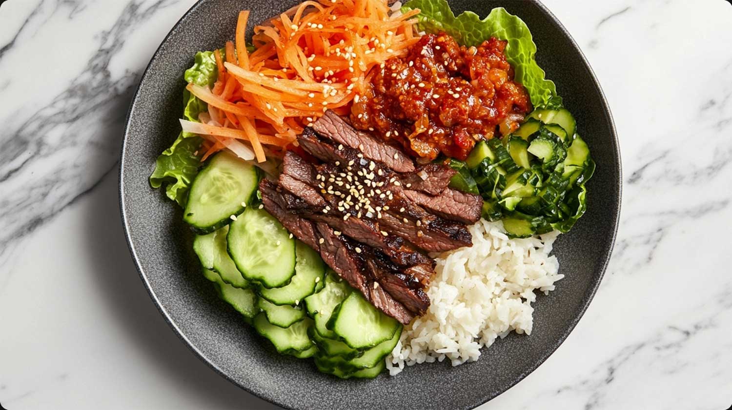 Korean BBQ Lettuce Wraps (Everyone will love at the Table)
