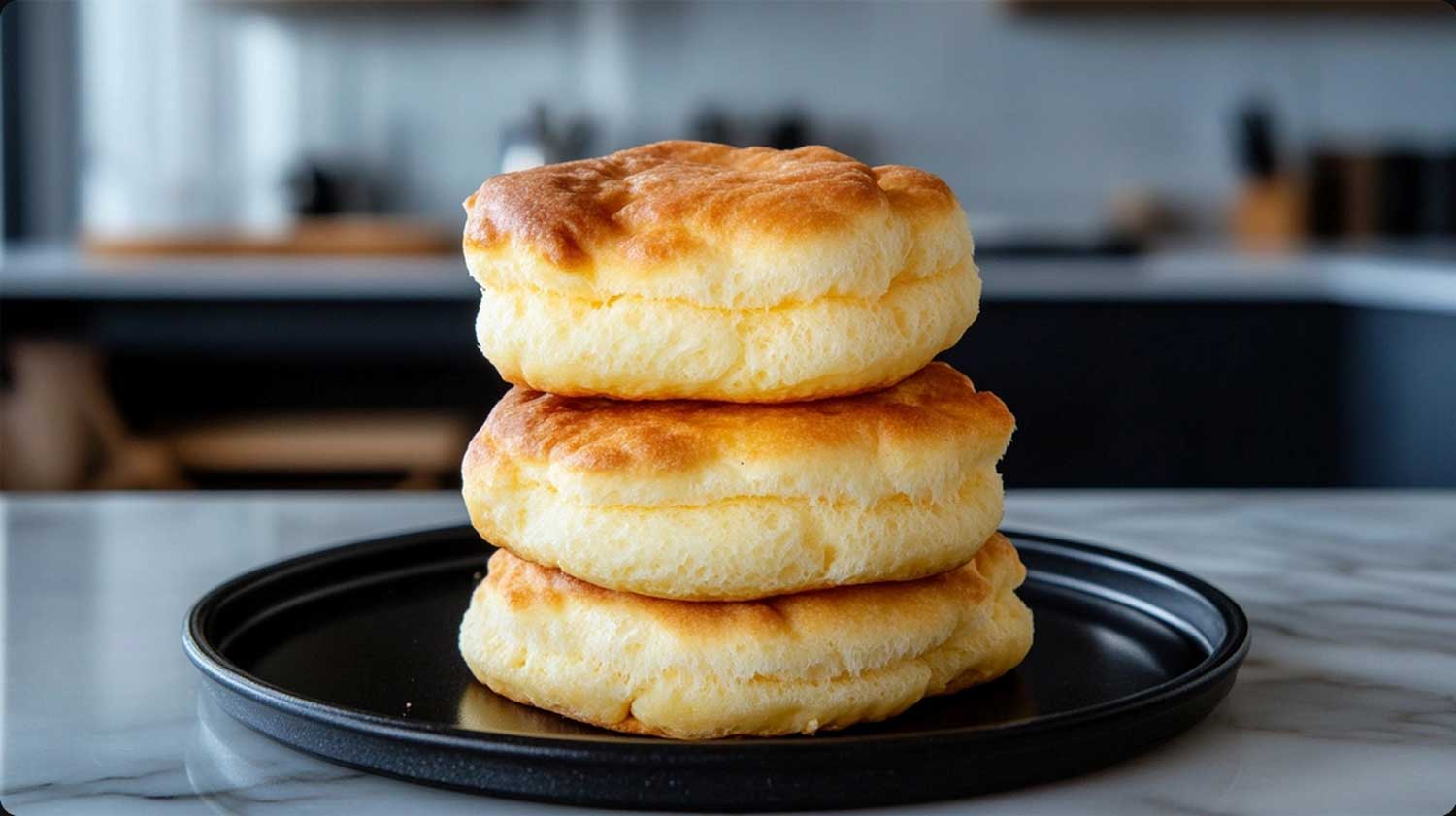 Keto Japanese Cloud Bread that is Soft, Fluffy, and Easy