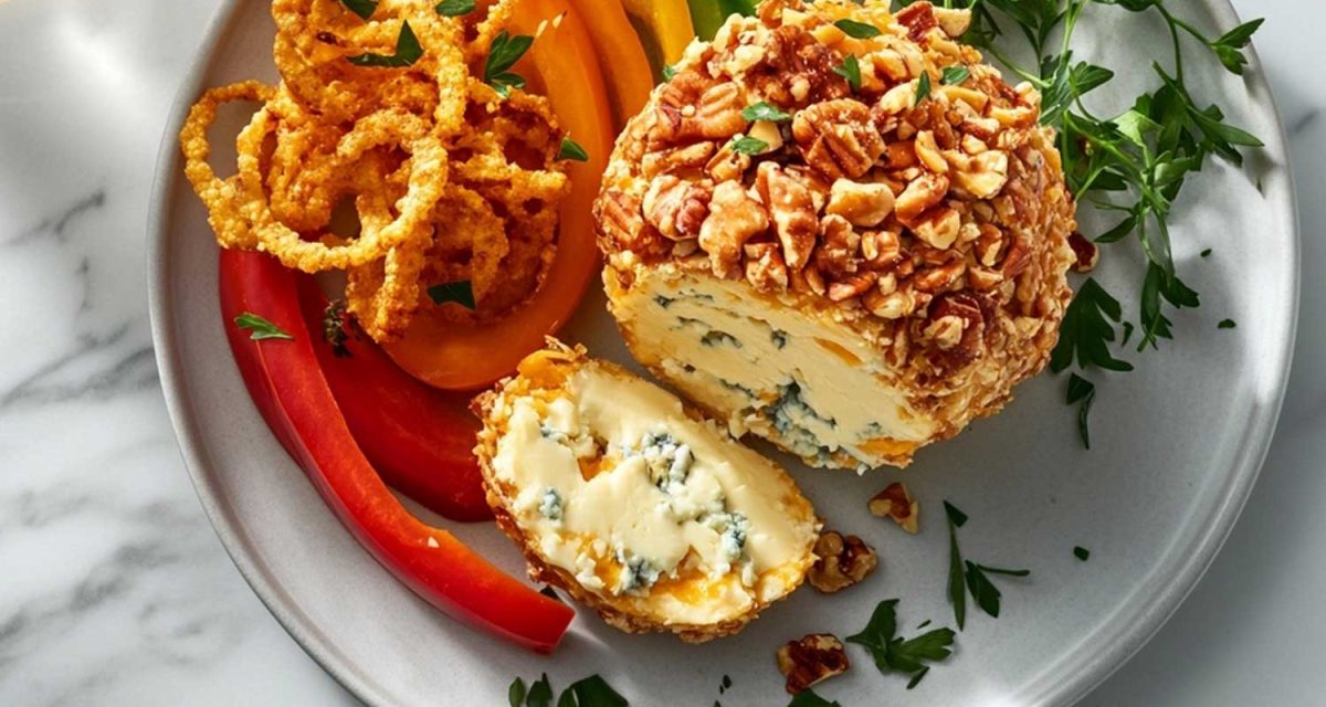 Keto Blue Cheese & Walnut Cheese Ball That you Will Love