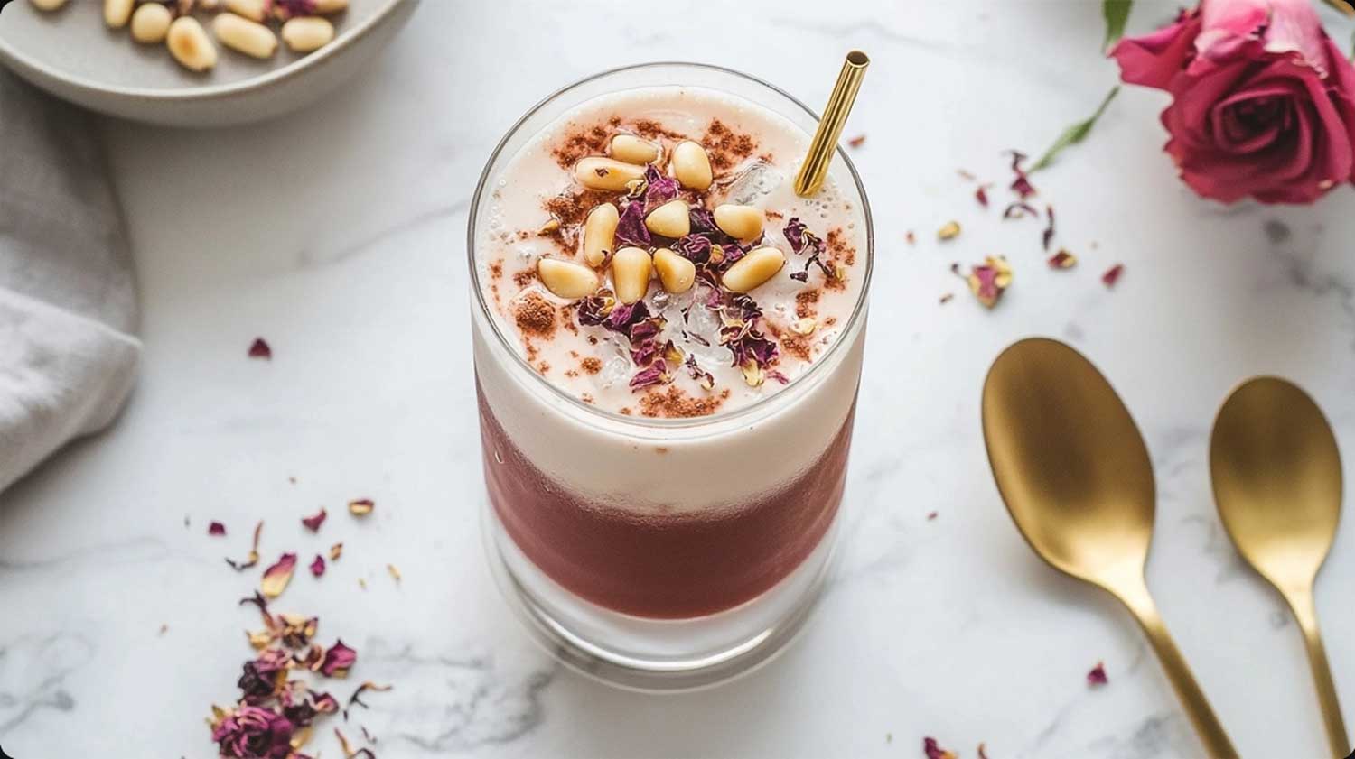 Keto Date-Free Jallab Mocktail - Sweet Sip Without the Sugar