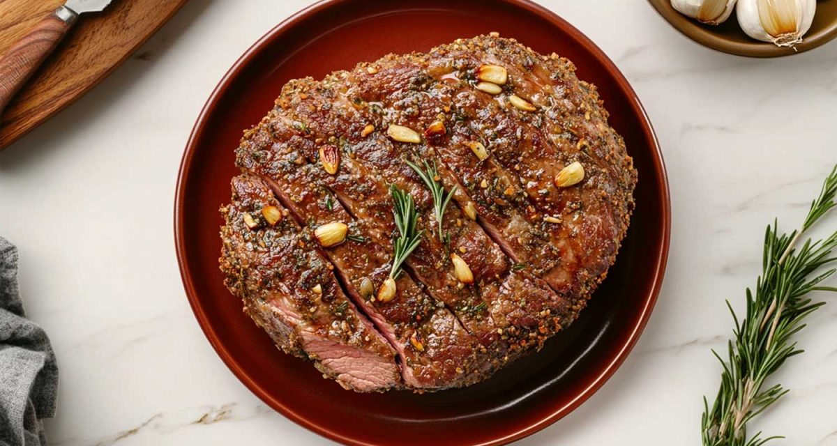 Keto Garlic-Herb Crusted Prime Rib Recipe For Your Dinner