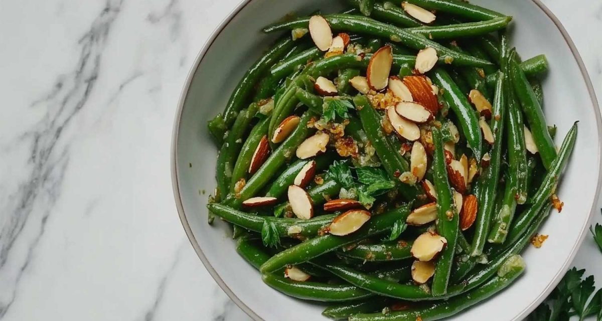 Keto Green Bean Almondine - Simple Ham Side That Taste Good