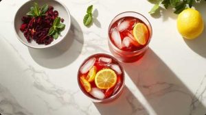 Keto Karkade (Iced Hibiscus Tea) - Sudanese & Egyptian Style