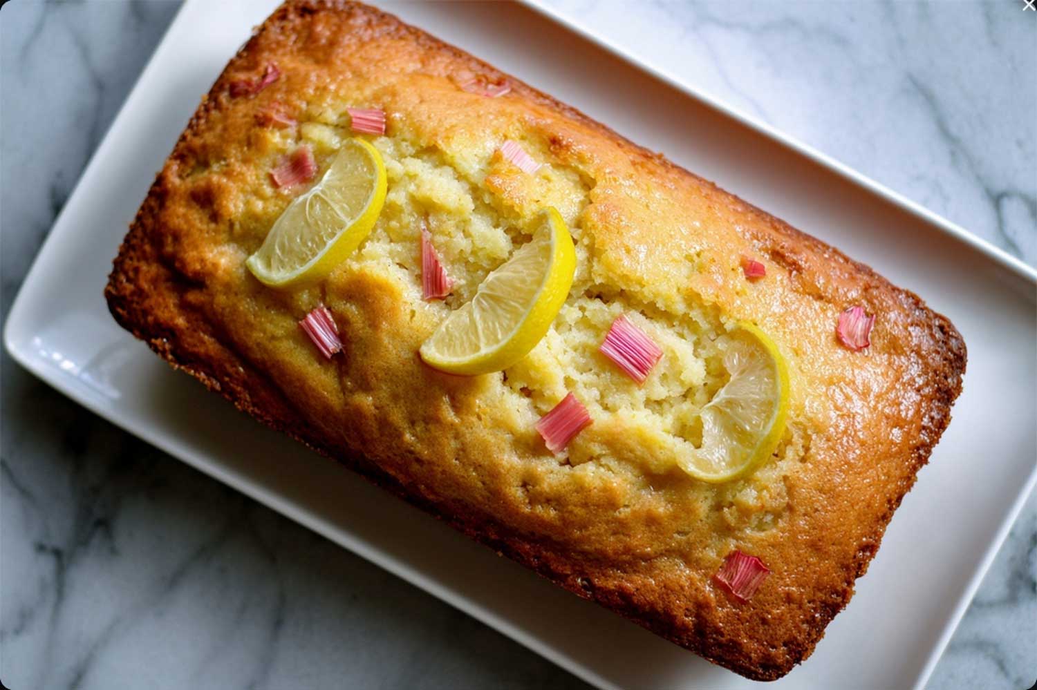 Keto Moist Lemon Rhubarb Loaf (Actually Worth Baking Twice)