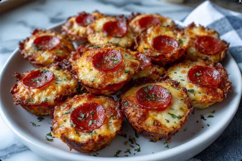 Easy Keto Pepperoni Pizza Bites That’ll Not Wreck Your Diet