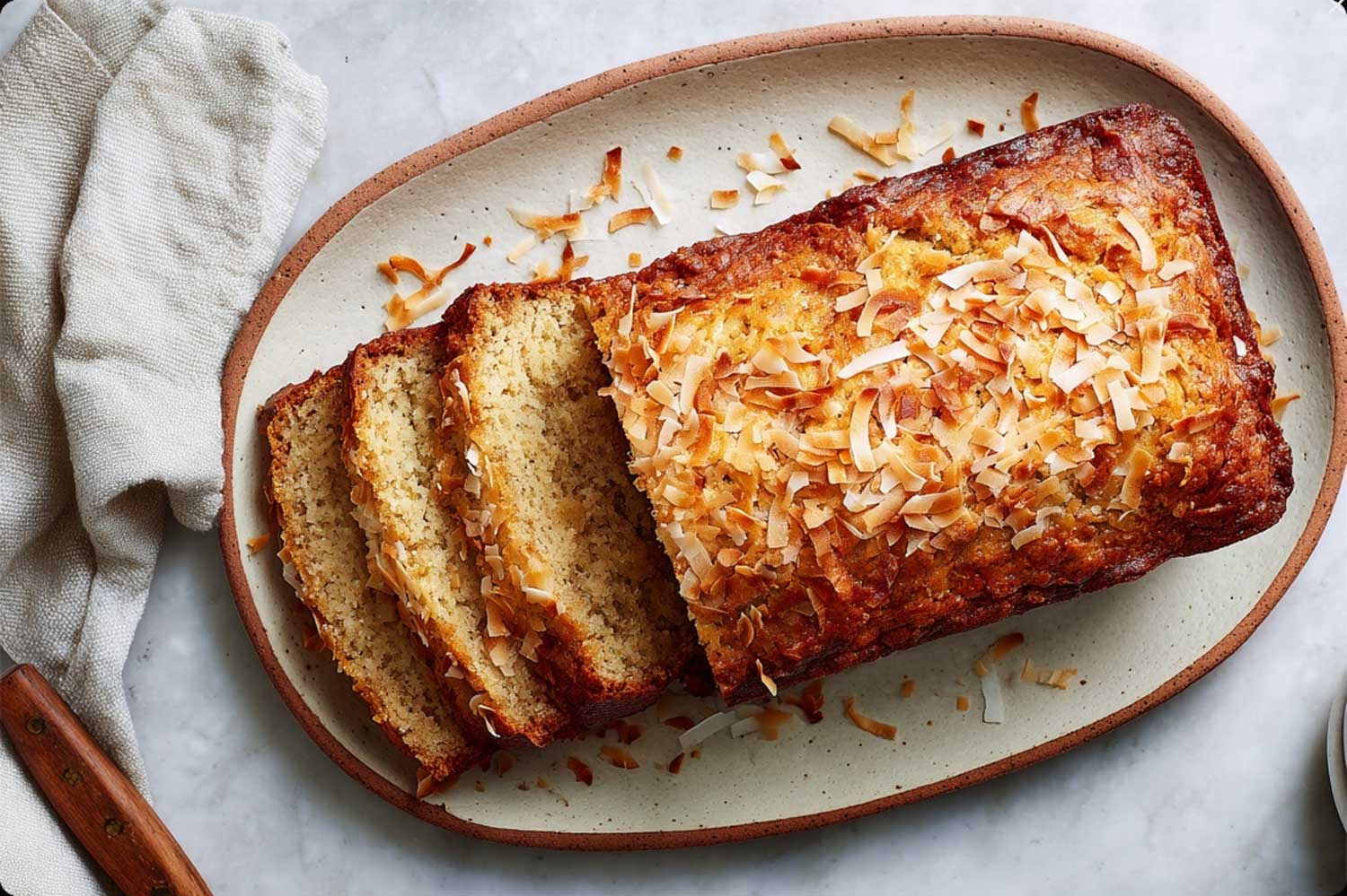 Keto Toasted Coconut Banana Bread That Actually Tastes Good