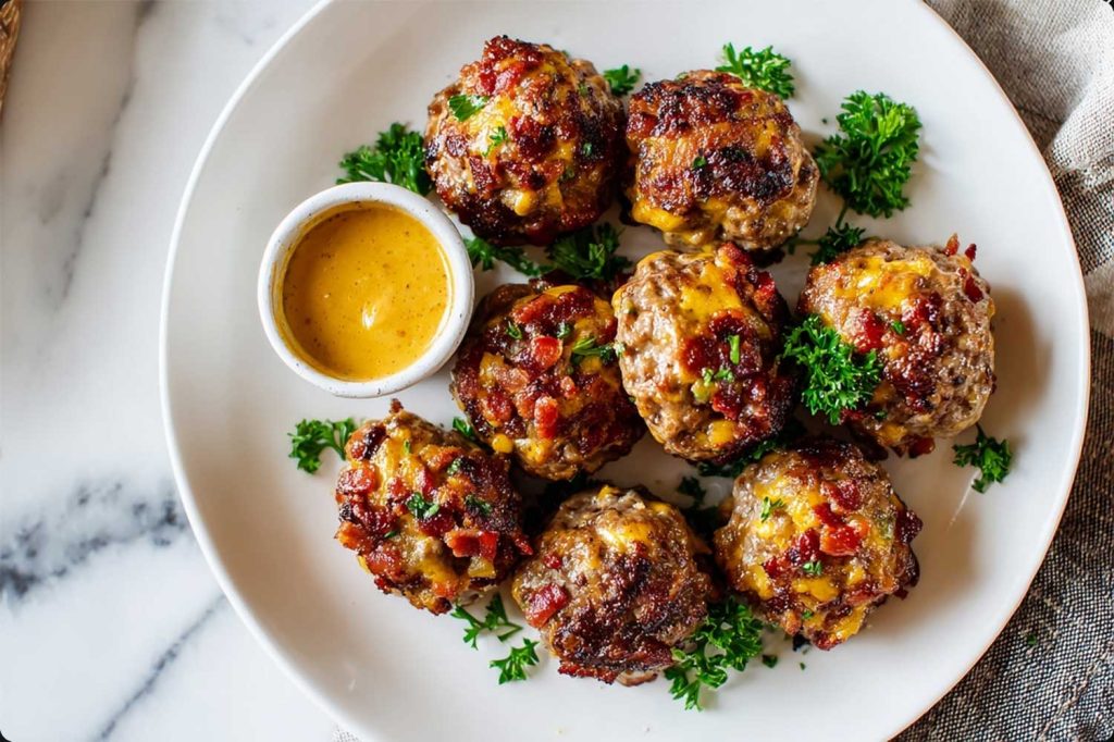 Delicious Keto Bacon Cheeseburger Meatballs Recipe For You