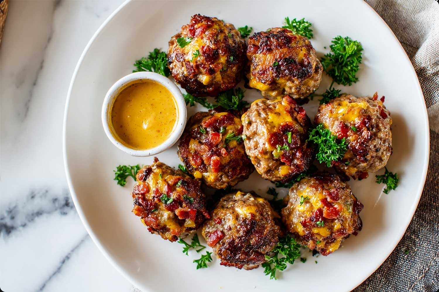 Delicious Keto Bacon Cheeseburger Meatballs Recipe For You