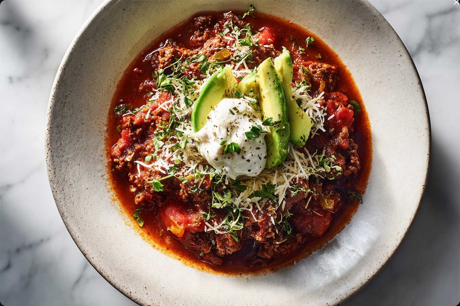 Keto Chili Con Carne Recipe - No Beans, Best Comfort Dinner