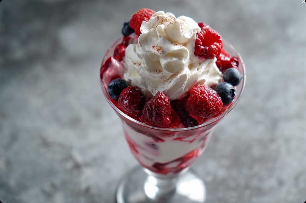 Yummy Keto Red Berries & Cream Parfaits Recipe For Summer