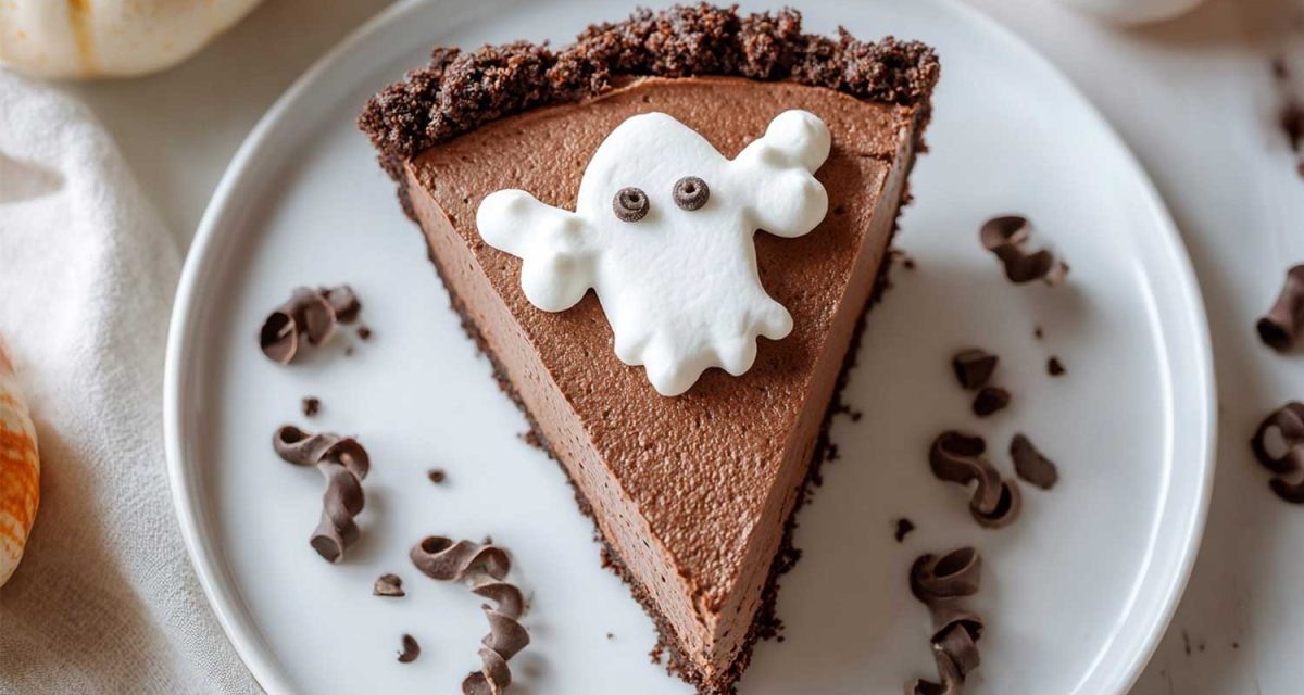 Easy Keto Chocolate Silk Coffin Pie (Halloween Showstopper)